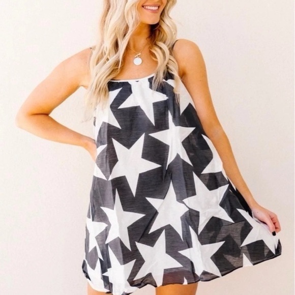 Judith March | Dresses | Judith March X Dede Star Spangled Dress Black ...